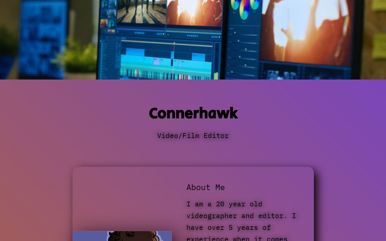 Connerhawk Editor Portfolio